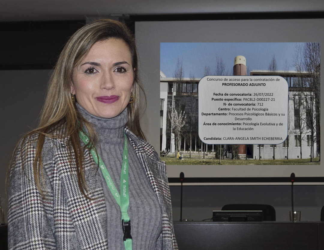Noticia_ Plaza_profesora_agregada_Clara_Smith - Psikologia Fakultatea - EHU