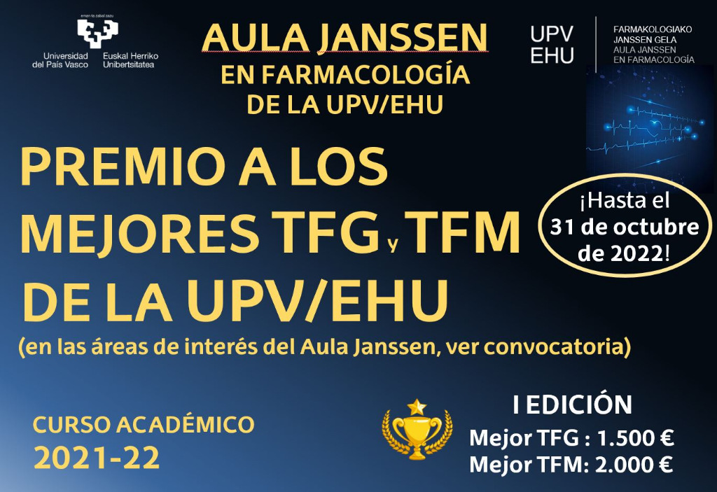 I _edición_de_los premios_"Aula_Janssen"_a_TFG_y_TFM - Facultad de Psicología - UPV/EHU