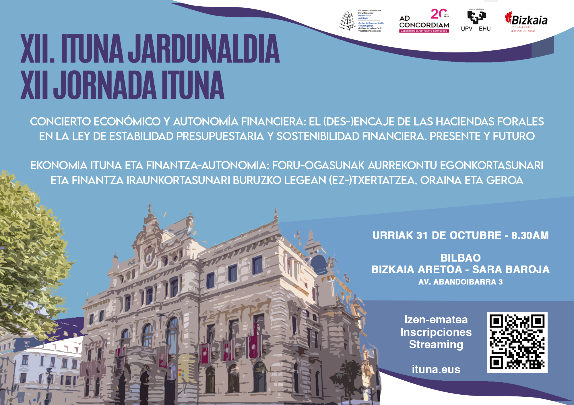 XII Jornada Ituna – Concierto Económico y Autonomía Financiera: El (des ...