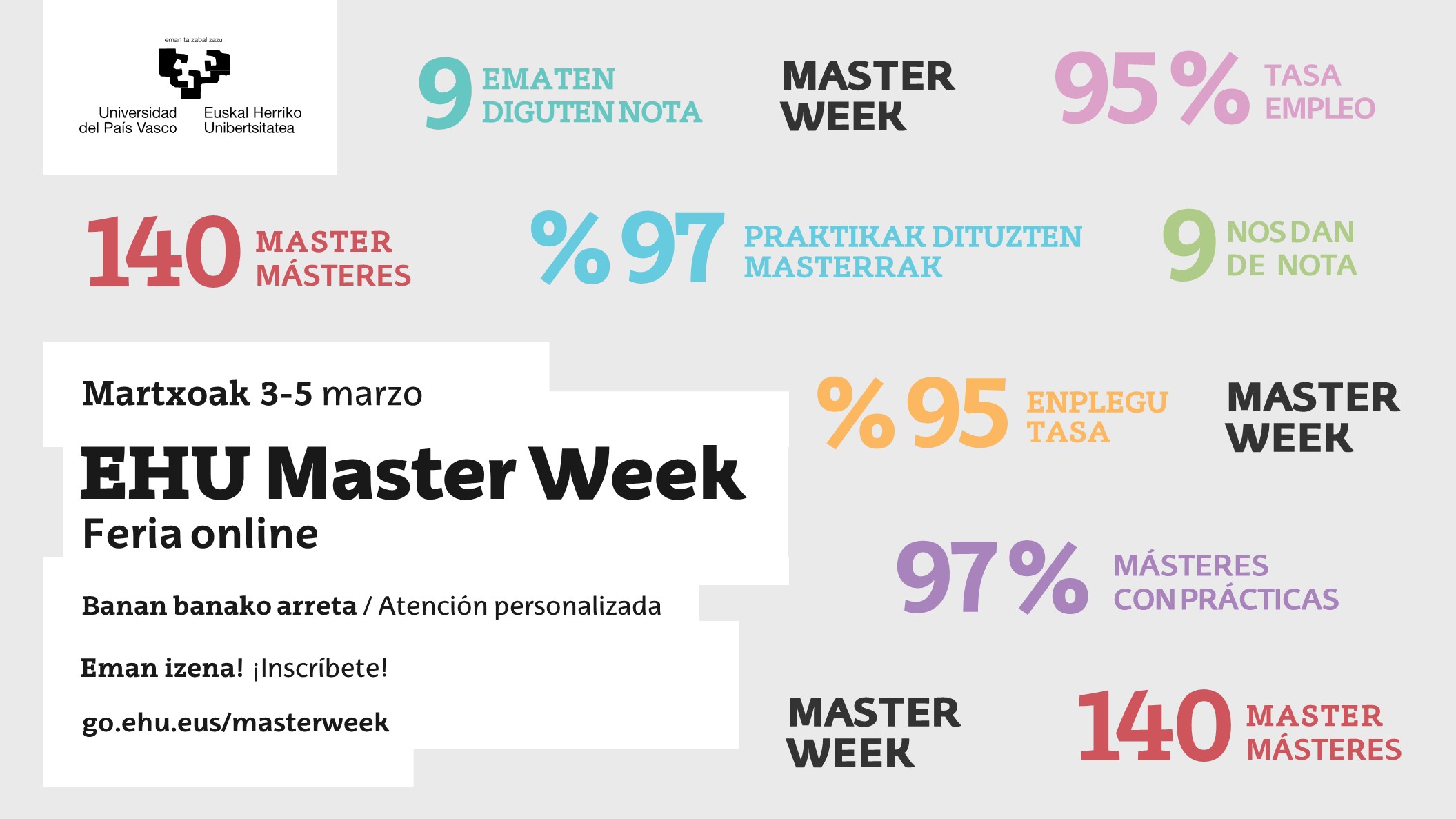 Master Week 2025 - Facultad de Ciencia y Tecnología - EHU