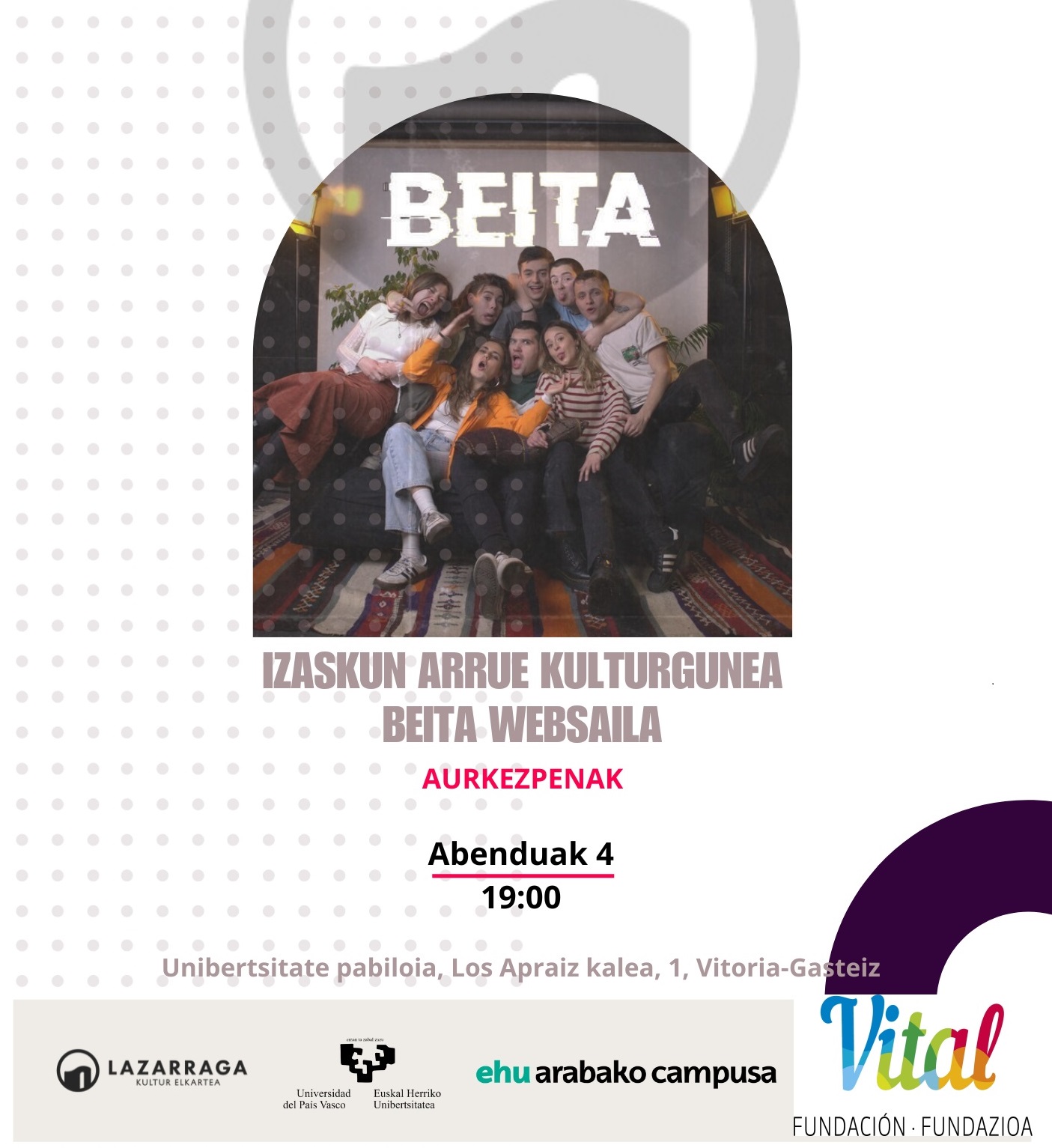Beita - Arabako Kultura Zerbitzua - UPV/EHU