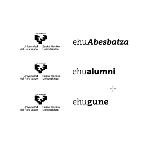Logotipos y tipografía - Portal de marca de la UPV/EHU - EHU