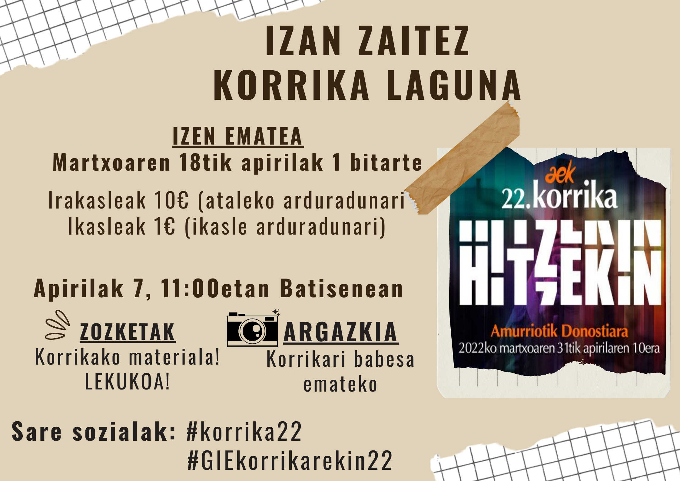 N_korrika 2022 - Gipuzkoako Ingeniaritza Eskola - UPV/EHU